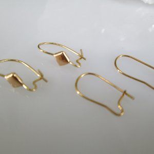 14kt gold ear wire | Jewelry | Solid 4ktgold Ear Wires14ktgold Kidney ...
